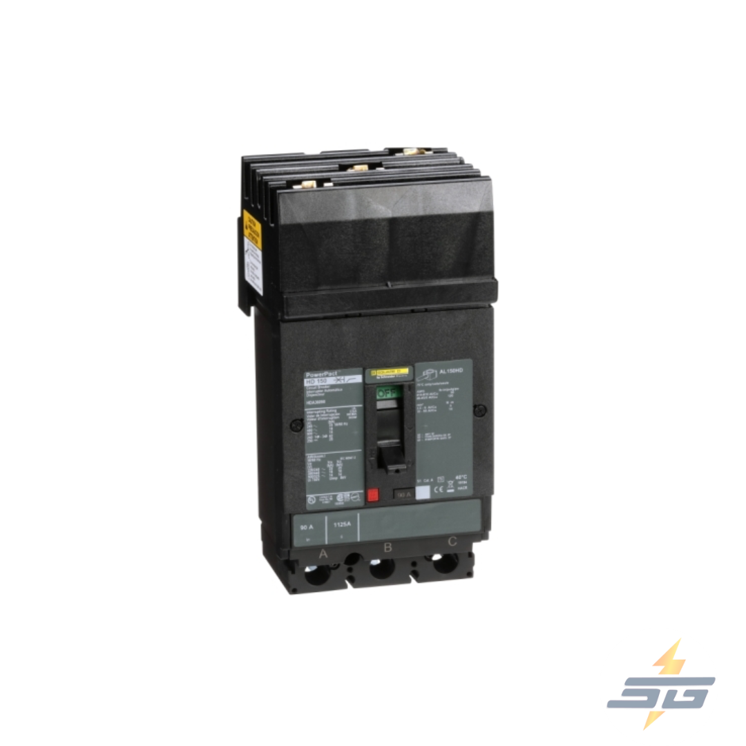 INTERRUPTOR TERMOMAGNÉTICO SQUARE D HDA36090