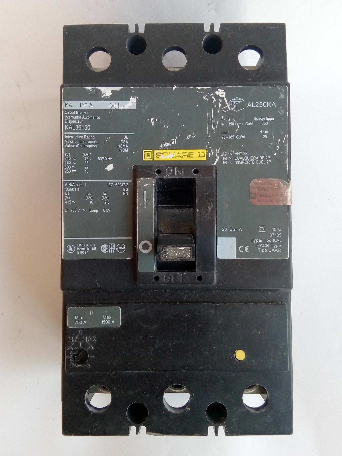 Interruptor Square D KAL36150