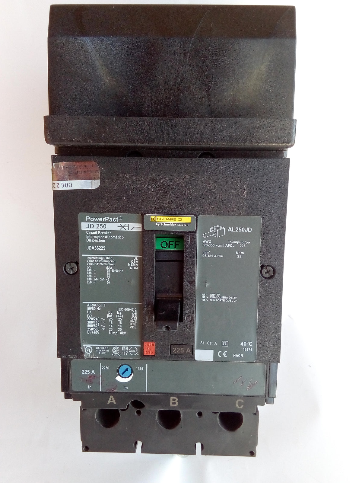 Interruptor Square D JDA36225