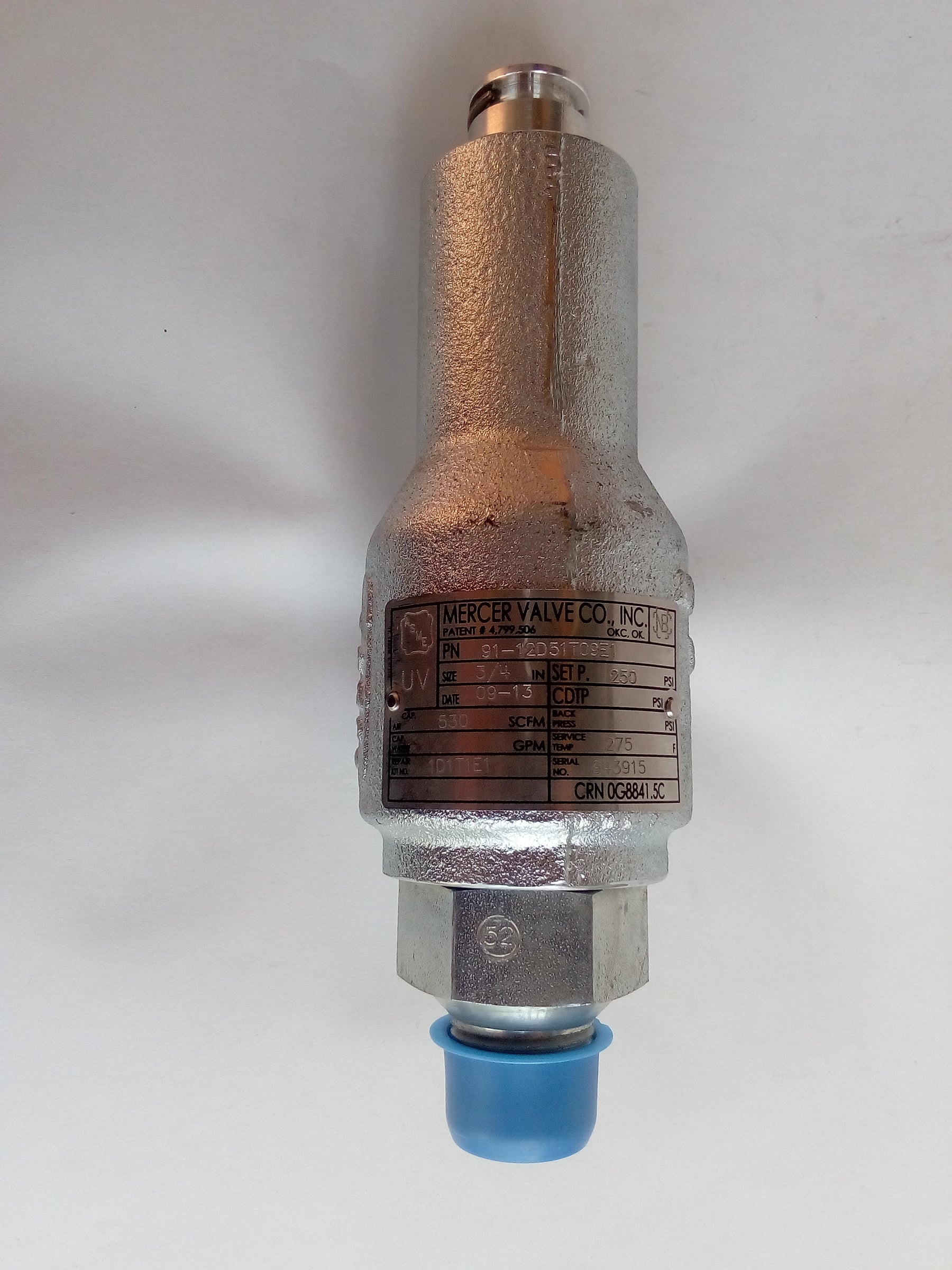 Válvula Mercer Valve 91-12D51T09E1
