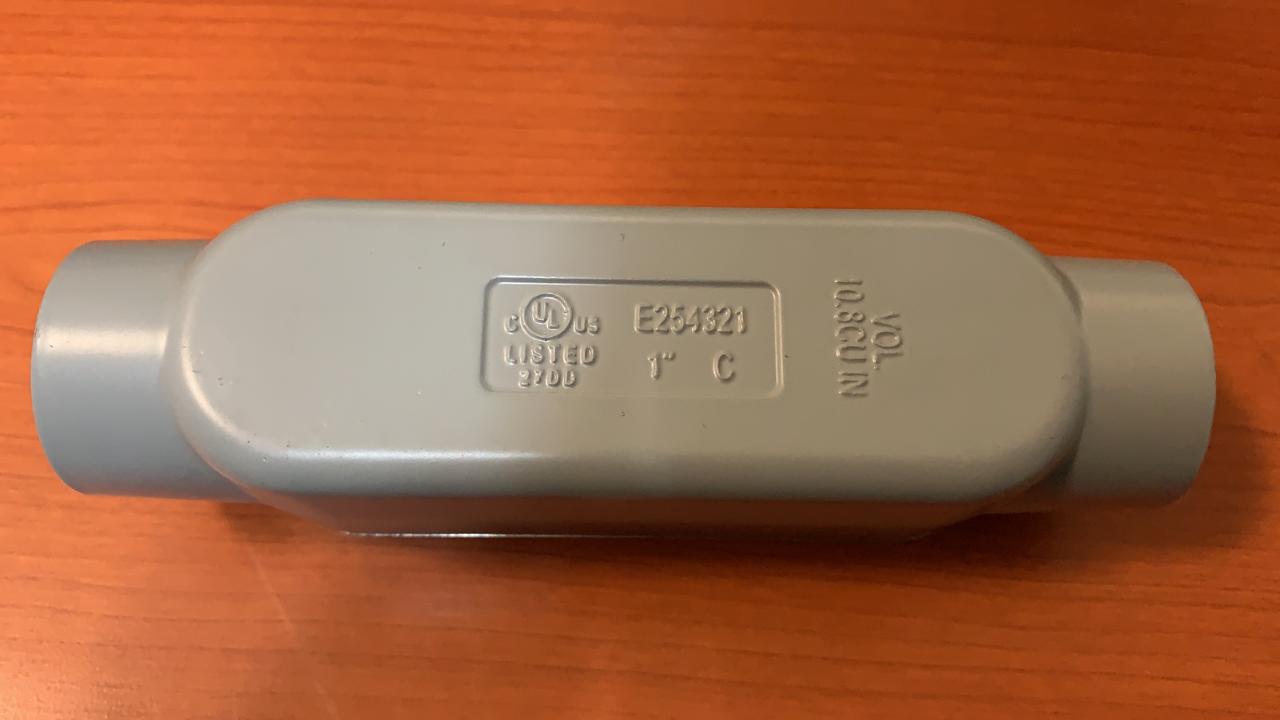 Condulet C Crouse Hinds E254321 1"