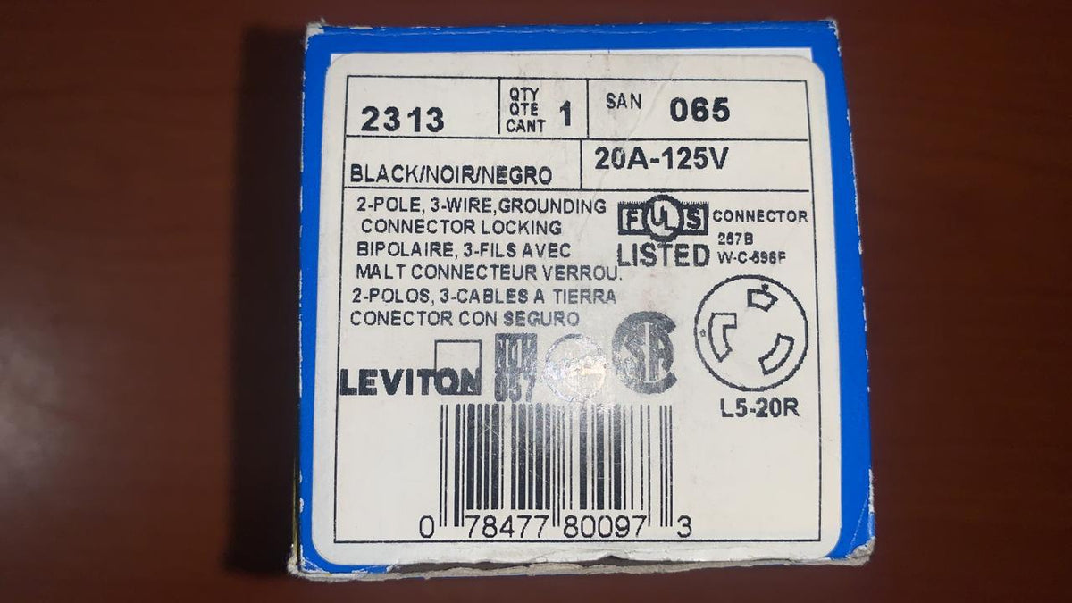 Contacto Bifásico Leviton 2313
